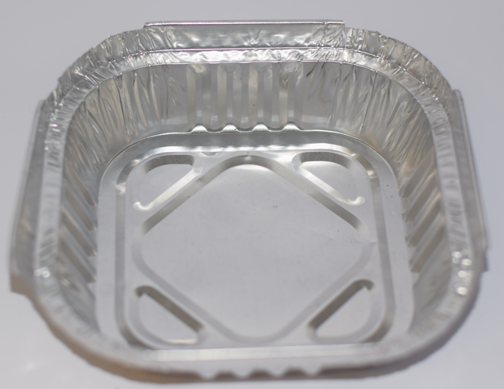 270ml Square Foil Container - 131x131x25mm - Marinucci
